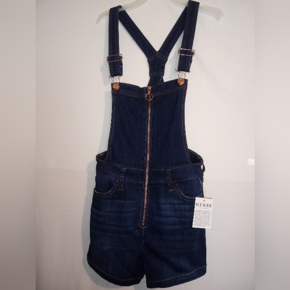 Guess | Jeans | Guess Womens Denim Overall Shorts 28 Nwts | Poshmark